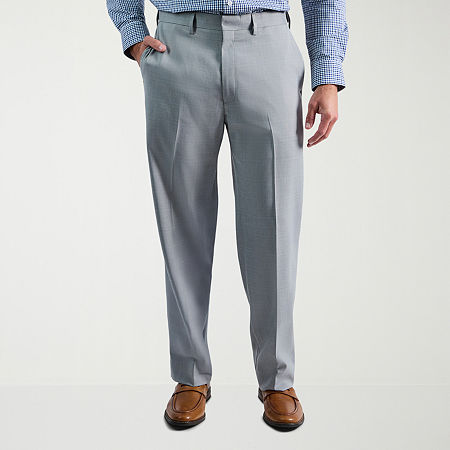 Click here for Haggar Premium Comfort Tonal Plaid Mens Wide Leg C... prices