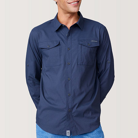 Click here for Free Country Mens Long Sleeve Regular Fit Button-D... prices