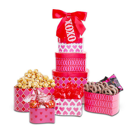 Click here for Alder Creek Gift Baskets Valentines Day Tower of L... prices