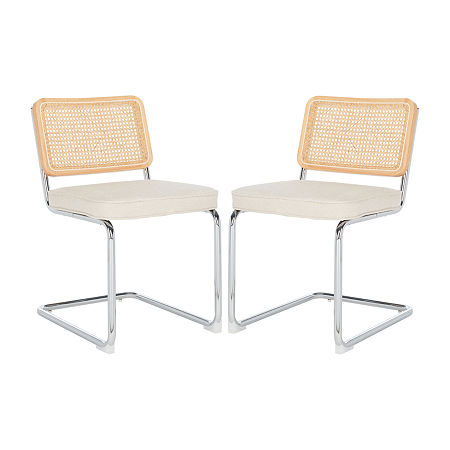 Click here for Coralia 2-pc. Dining Chair  One Size  White prices