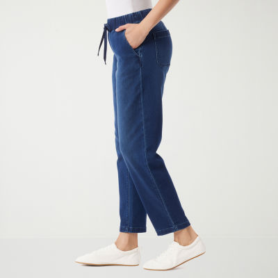 Gloria Vanderbilt Anya Womens High Rise Straight Leg Jean, Color ...