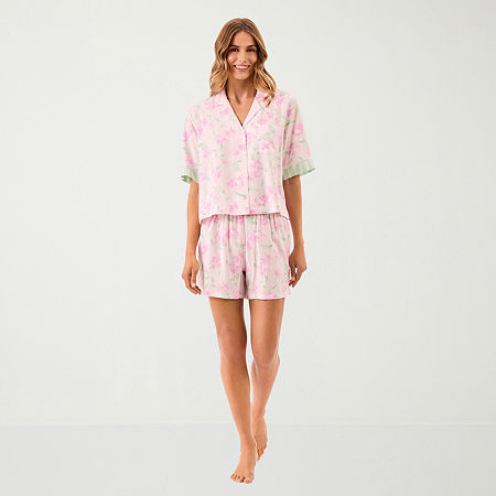 Click here for Martha Stewart Womens V-Neck Short Sleeve 2-pc. Pa... prices