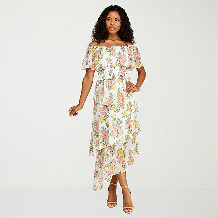 Click here for Premier Amour Womens Short Sleeve Off The Shoulder... prices