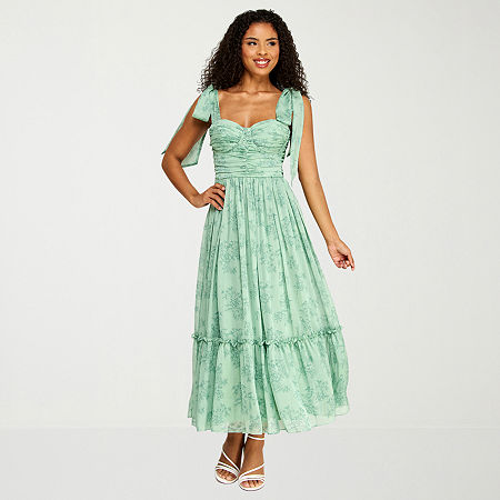 Click here for Premier Amour Womens Sleeveless Floral Midi Fit +... prices