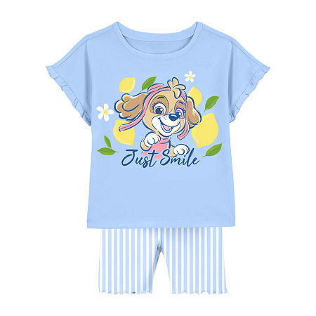 Click here for Toddler Girls Paw Patrol 2-pc. Short Set  4t  Blue prices