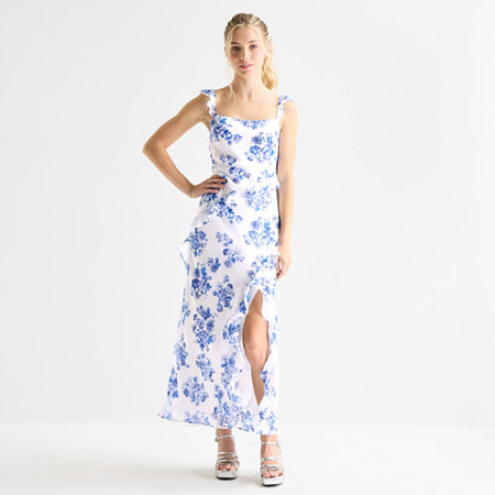 Click here for by&by Womens Juniors Sleeveless Floral Midi Slip D... prices