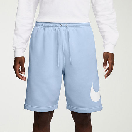 Click here for Nike Club Mens Brushed Fleece Shorts - Hydrogen Bl... prices