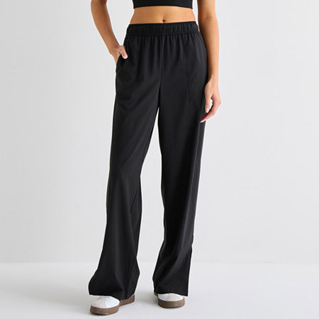 Click here for Xersion Womens Wide Leg Mid Rise Regular Fit Activ... prices