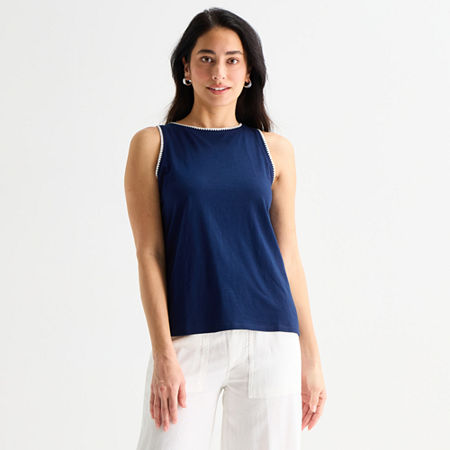 Click here for St. Johns Bay Womens Scoop Neck Sleeveless Tank To... prices