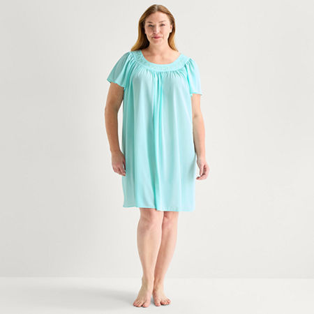 Click here for Adonna Womens Plus Short Sleeve Round Neck Nightgo... prices