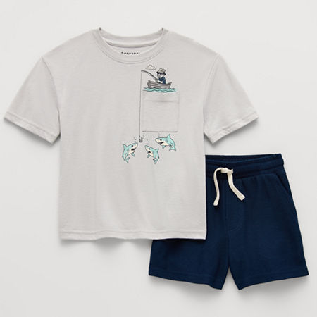 Click here for Thereabouts Oversized Fit Little Boys 2-pc. Short... prices