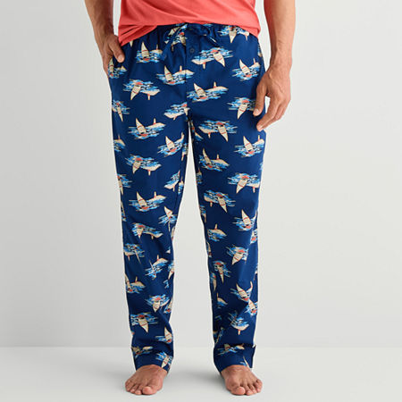 Click here for St. Johns Bay Mens Poplin Pajama Pants  Small  Blu... prices