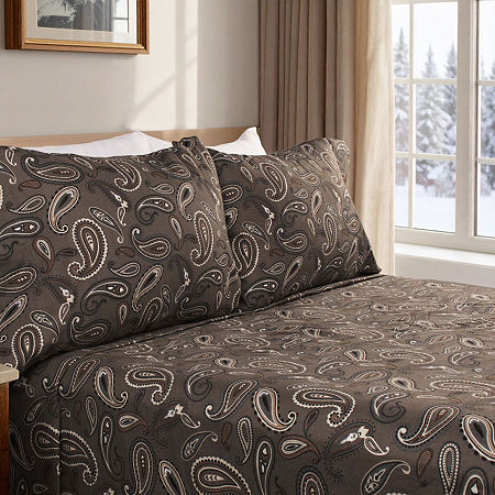 Click here for SUPERIOR Paisley Cotton Flannel Warm Winter Deep P... prices