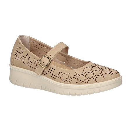 Click here for Easy Street Gertie Comfort Mary Janes - Natural prices