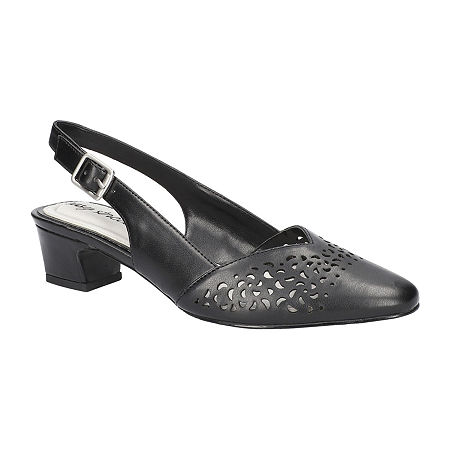 Click here for Easy Street Sofie Womens Almond Closed Toe Block H... prices