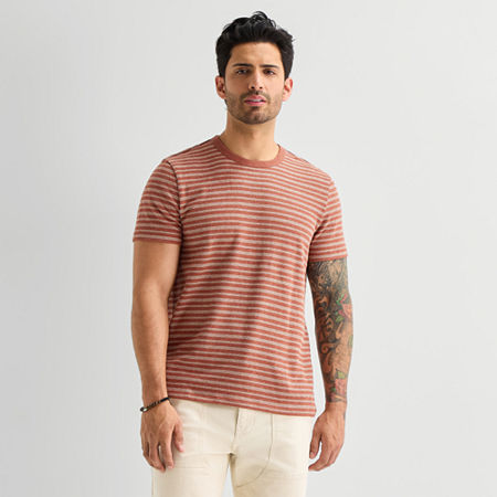 Click here for mutual weave Mens Round Neck Elbow Sleeve T-Shirt... prices