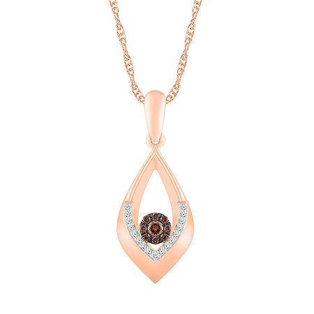 Click here for Womens 1/5 CT. Natural Champagne Diamond 10K Rose... prices