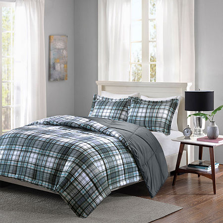 Madison Park Essentials Parkston Reversible 2-Pc. Comforter Set  Twin/Twin Xl - Grey