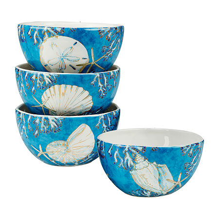 Click here for Playa Shells Set of 4 Ice Cream Bowl - Multicolor prices