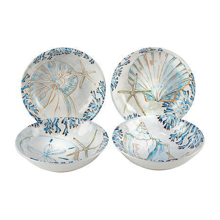 Click here for Playa Shells Set of 4 Soup Bowl - Multicolor prices