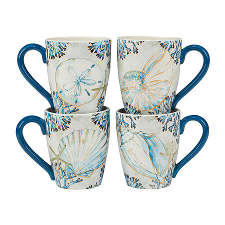 Click here for Playa Shells Set of 4 Mug - Multicolor prices