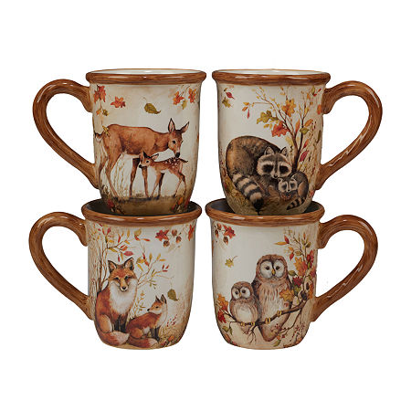 Click here for Pine Forest Set of 4 Mug - Multicolor prices