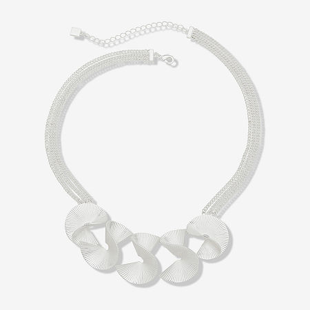 Click here for Worthington Silver Tone Womens 17 Inch Collar Neck... prices