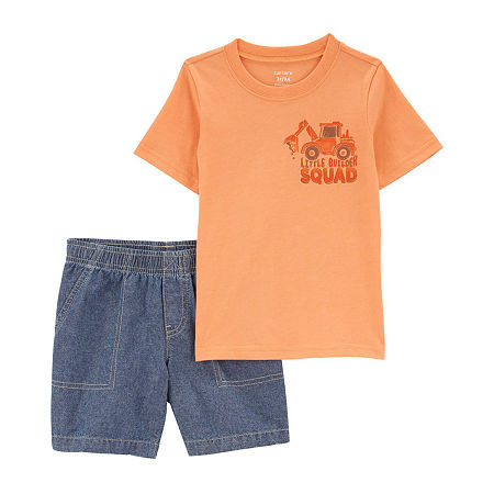 Click here for Carters Baby Boys 2-pc. Short Set  12 Months  Oran... prices