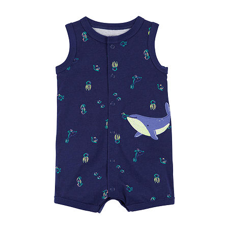 Click here for Carters Baby Boys Sleeveless Animal Romper  Newbor... prices