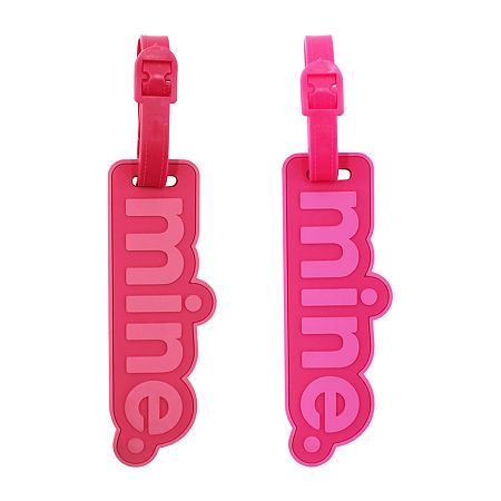 Click here for MYTAGALONGS Set of 2 Luggage Tags  One Size  Pink prices