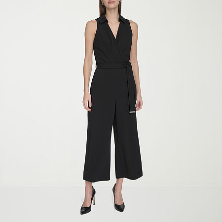 Click here for Marc New York Womens Sleeveless Belted Jumpsuit  1... prices