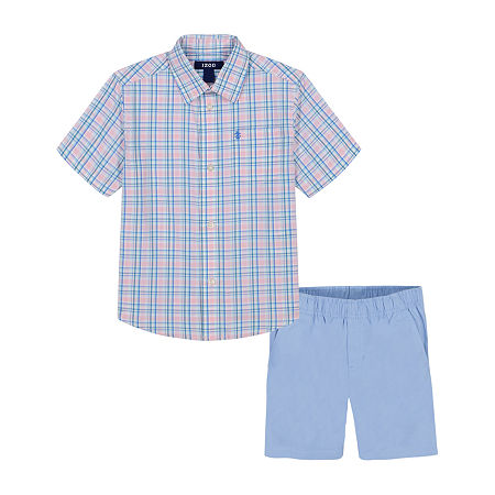 Click here for IZOD Little Boys 2-pc. Short Set  7  Pink prices