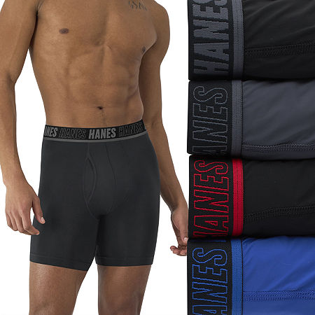 Click here for Hanes Mens 4pk. Mens Ultimate Moves Support Boxer... prices