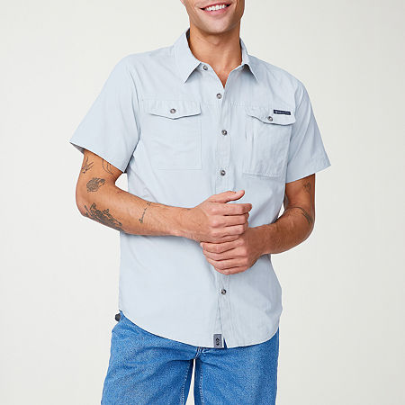 Click here for Free Country Mens Short Sleeve Regular Fit Button-... prices