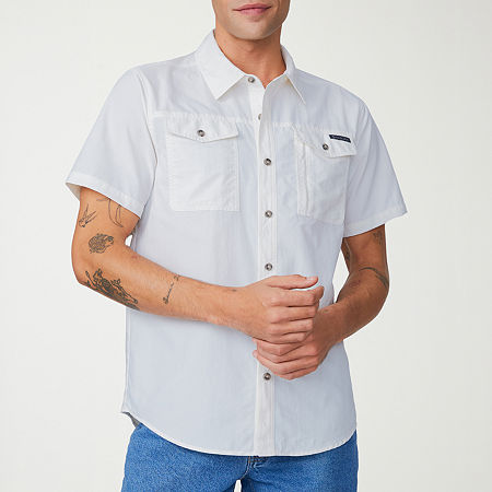 Click here for Free Country Mens Short Sleeve Regular Fit Button-... prices