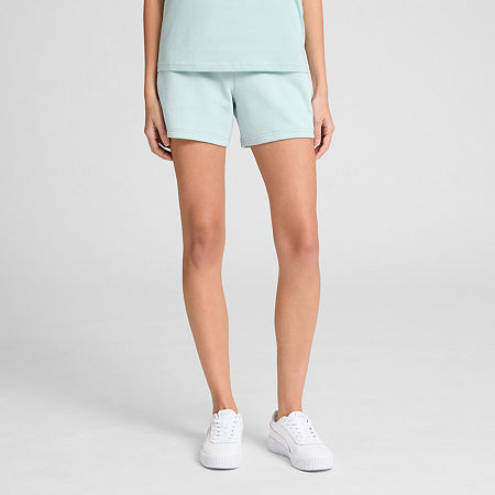 Click here for PUMA Womens French Terry Pull-On Short  Small  Gre... prices