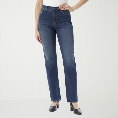 Gloria Vanderbilt Womens High Rise Regular Fit Jean, Color: Ulm - JCPenney