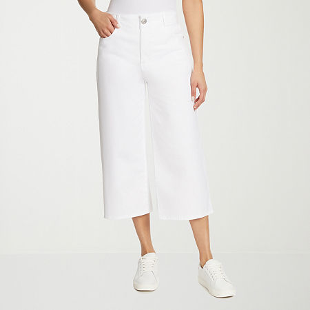 Click here for Gloria Vanderbilt Womens Culotte Pant  8  White prices