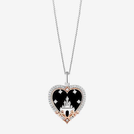 Click here for Enchanted Disney Fine Jewelry Womens 1/8 CT. T.W.... prices