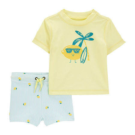 Click here for Carters Baby Boys 2-pc. Rash Guard Set  18 Months... prices