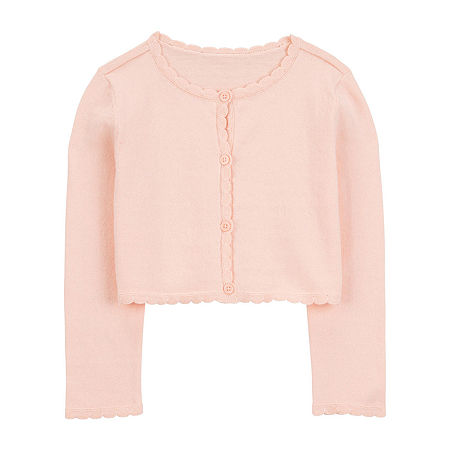 Click here for Carters Toddler Girls Scoop Neck Long Sleeve Butto... prices
