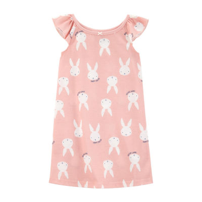 Carter's Easter Little & Big Girls Scoop Neck Sleeveless Nightgown ...