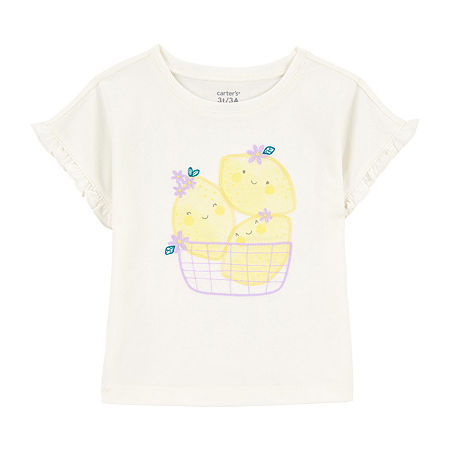 Click here for Carters Toddler Girls Round Neck Short Sleeve Regu... prices