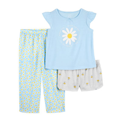 Carter's Toddler Girls 3-pc. Pajama Sets - JCPenney