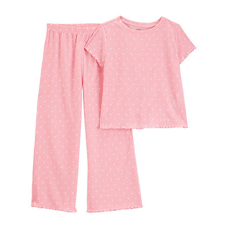 Click here for Carters Little & Big Kid Girls Round Neck Short Sl... prices