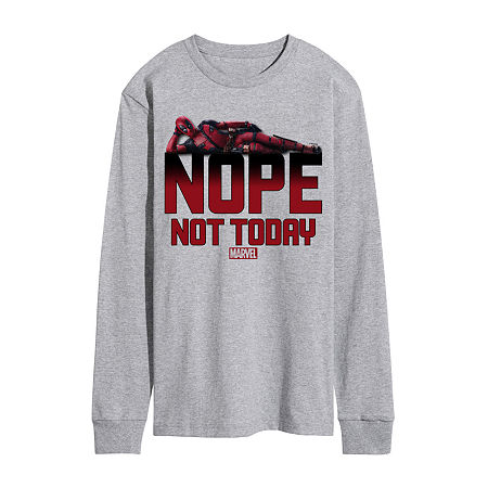 Click here for Airwaves Mens Deadpool Nope Not Today Long Sleeve... prices