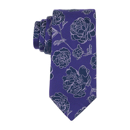 Click here for J. Ferrar Clymer Floral Tie  One Size  Purple prices