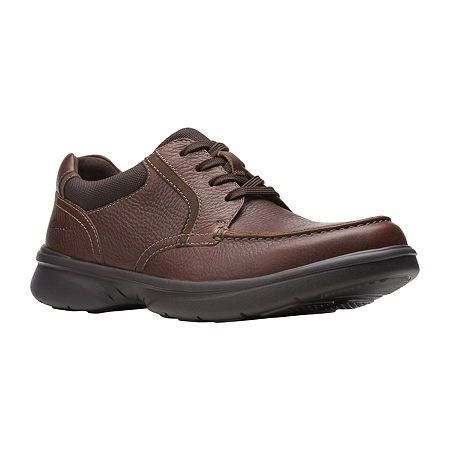 Clarks Mens Bradley Vibe Lace-Up Shoes - Tan Tumble