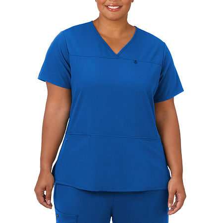 Click here for Jockey 2299 Womens Plus V Neck Short Sleeve Stretc... prices