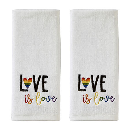 Click here for Saturday Knight Love Is Love 2-pc. Hand Towel  One... prices
